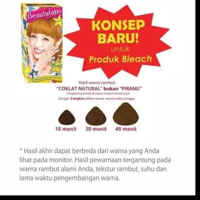 Jual 5.5 Beauty Labo Hair Color Hoyu Japan - Bleach / Cat Rambut ...