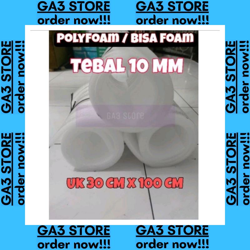 Jual BUSA PACKAGING Tebal 10MM UK 30CM x 100CM [ Tahan Benturan - Tahan ...