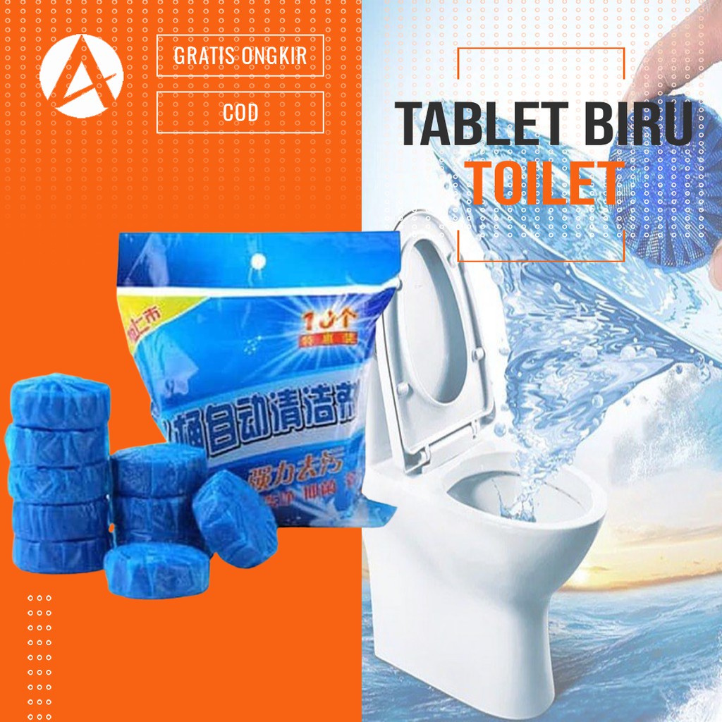 Jual Tablet Biru Pembersih Toilet Penyegar Kloset Pengharum Kloset ...