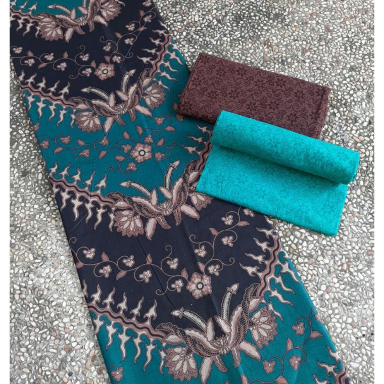 Jual KAIN BATIK WARNA HIJAU IJO BATIK PRINT TOSCA SERAGAM BRIDESMAID ...