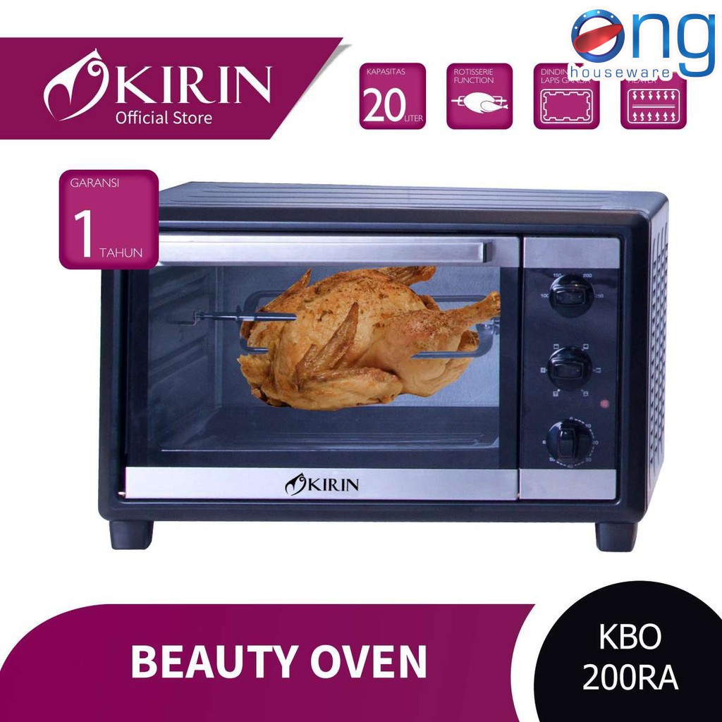 Jual Oven Toaster 20 Liter Kirin KBO200RA KBO 200 RA | Shopee Indonesia