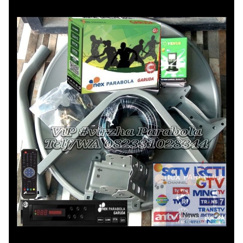 Jual PAKET LENGKAP PARABOLA MINI NEX PARABOLA GARUDA G1 TINGGAL PASANG ...
