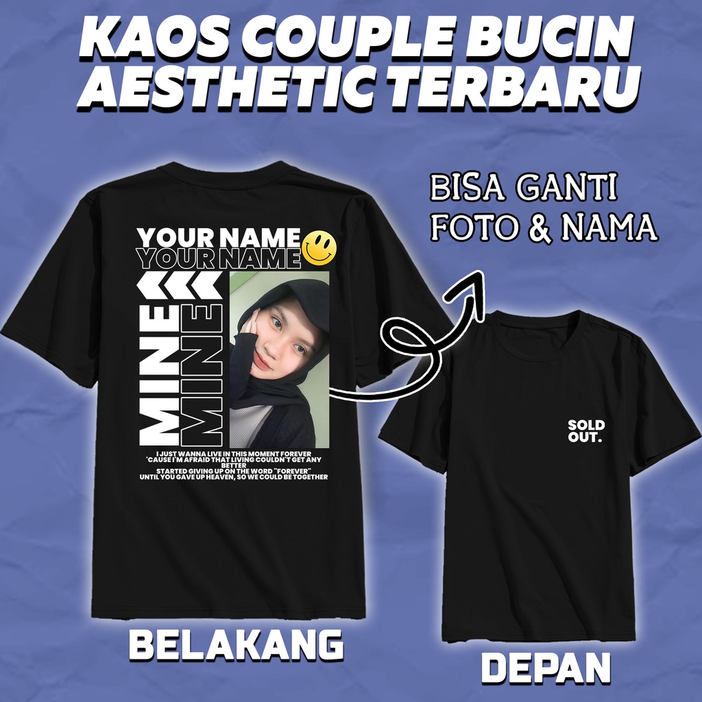 Jual SEHARI JADI! CUSTOM REQUEST KAOS BUCIN STREETWEAR BISA REQUEST ...