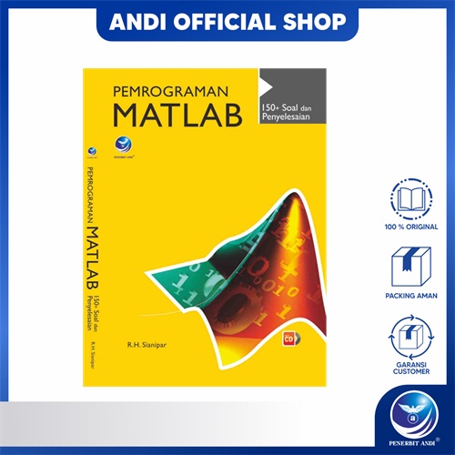 Jual Penerbit Andi - Pemrograman Matlab, 150+Soal dan Penyelesaian+cd | Shopee Indonesia