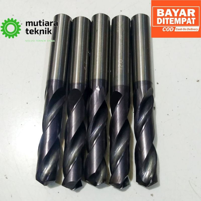 Jual Mata Bor Carbide 12mm Drill Carbide Mata Bor Besi Tembus Baja Bor Bahan Keras 12 mm ...