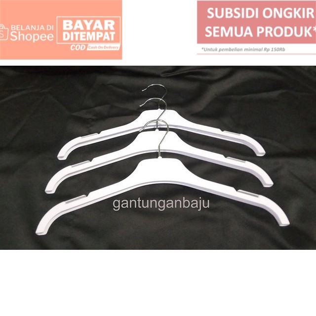 Jual hanger anak putih hook metal | Shopee Indonesia