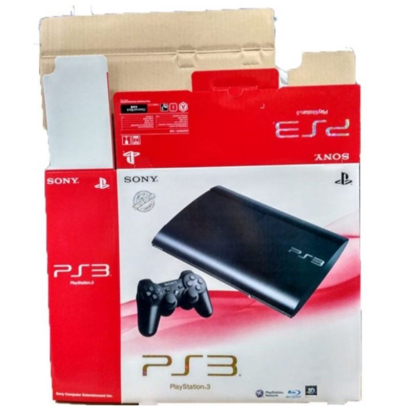 Jual Dus Kardus Box Mesin Sony PS3 PS 3 Playstation 3 Super Slim Fullset | Shopee Indonesia