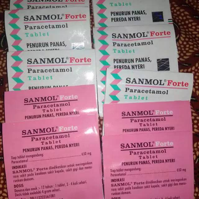 Jual Sanmol forte 650//perstripp | Shopee Indonesia