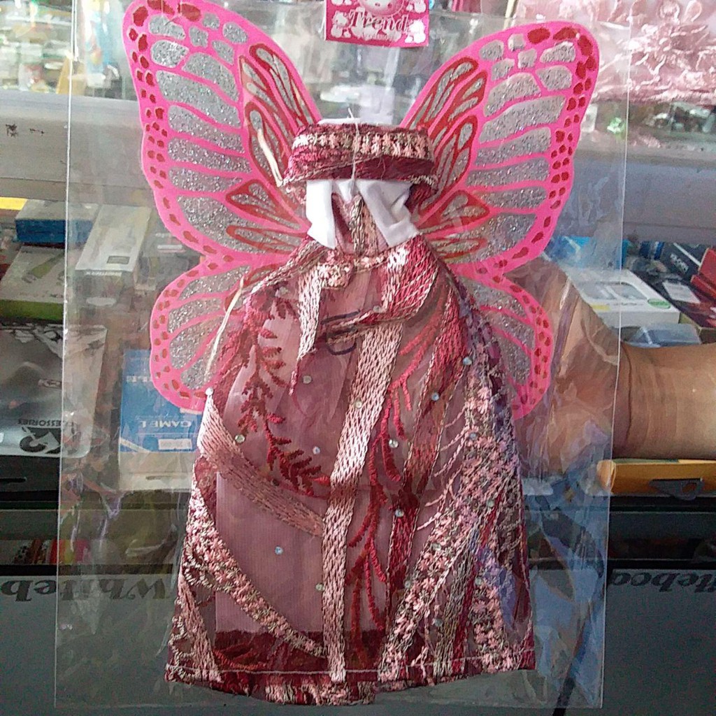Jual Baju boneka sayap gaun boneka pakaian boneka gown dress rok boneka ...