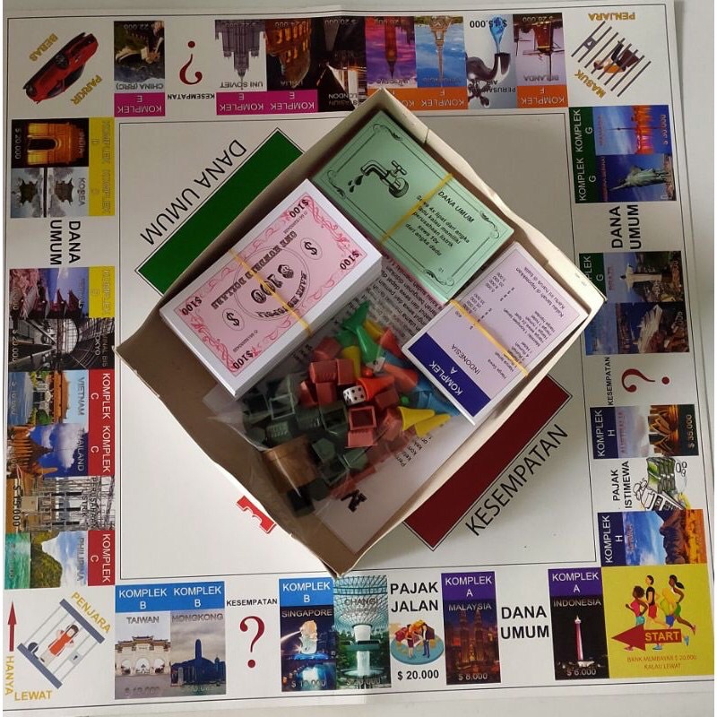Jual MONOPOLY MAINAN INTERNASIONAL 2 in 1 terdapat ular tangga | Shopee ...