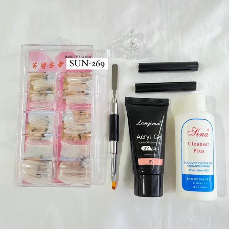 Jual POLYGEL GEL EXTENSION SET 51 ITEMS | Shopee Indonesia