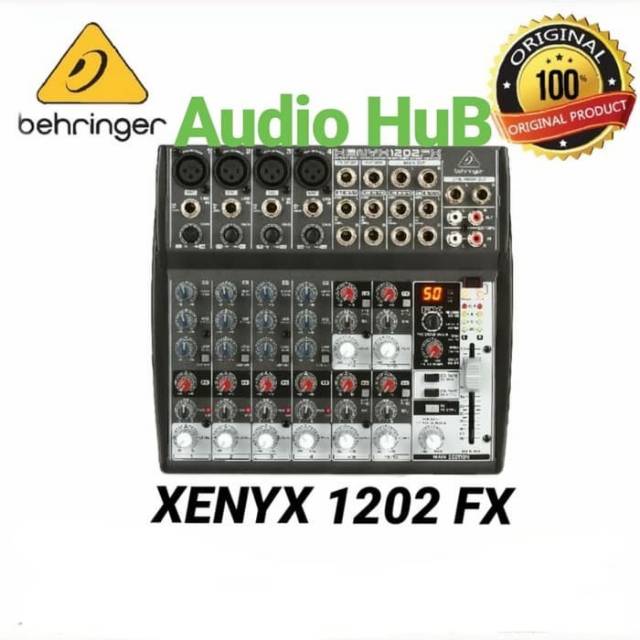 Jual MIXER BEHRINGER XENYX 1202FX 12 CHANNEL BEHRINGER XENYX 1202 FX ...