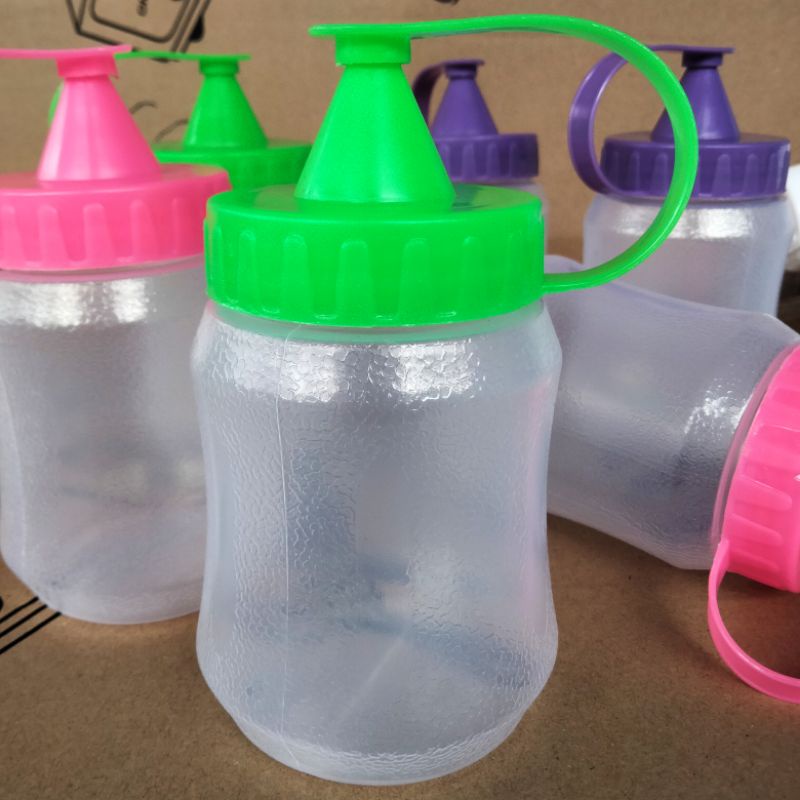 Jual Botol Kecap Tempat Saos 300ml - Botol Saos Mayonaise Plastik (per ...