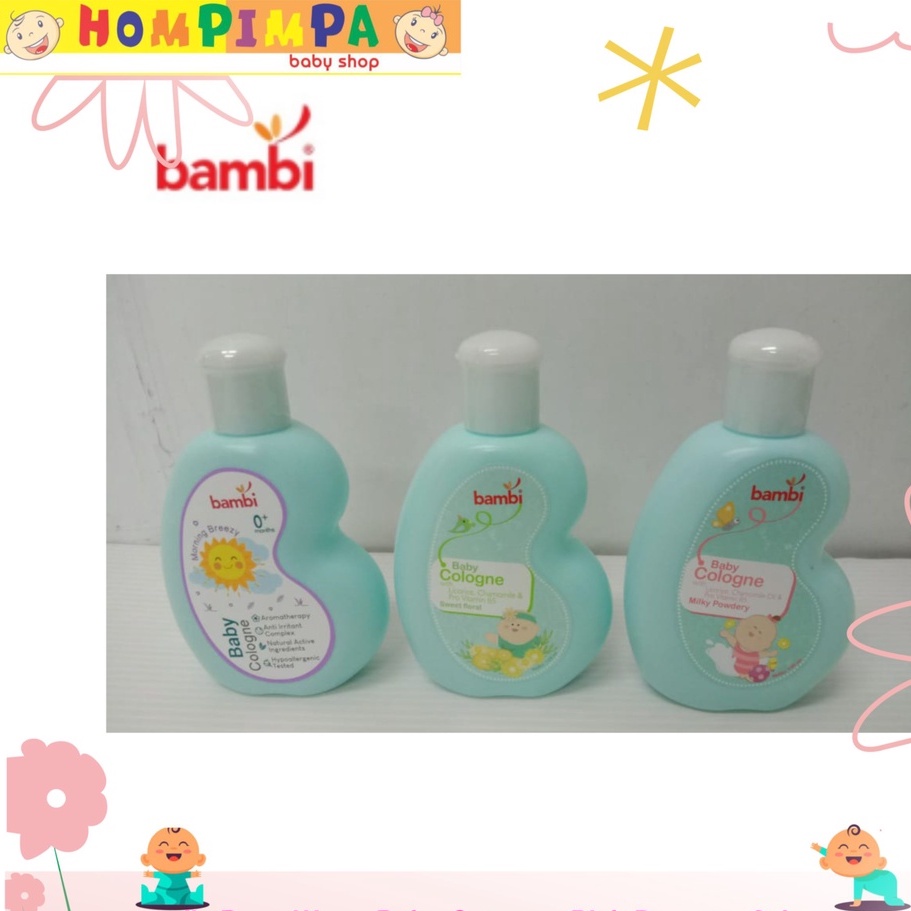 Jual Bambi Baby Cologne 100ml - Parfum Bayi | Shopee Indonesia