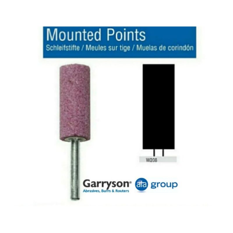 Jual Mounted Points / Batu Gagang W208 merek GARRYSON (England) warna ...