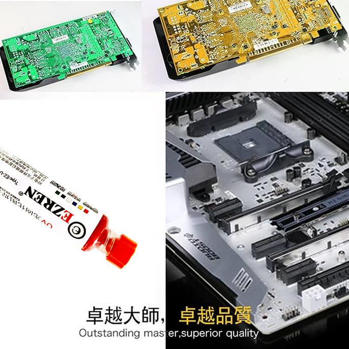 Jual Ezren Ez-0775 Cat Pcb Pasta Pelapis Uv Curable Solder Mask Uvh ...