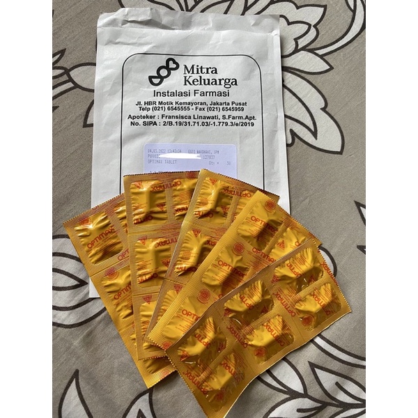Jual JUAL CEPAT ORI DARI RS!! Optimax Suplemen Vitamin mata 5 strip (30 ...