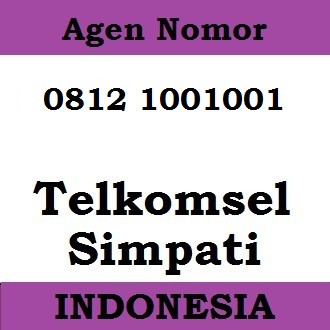 Jual kartu perdana simpati telkomsel nomor cantik 0812 1001 001 11 digit | Shopee Indonesia