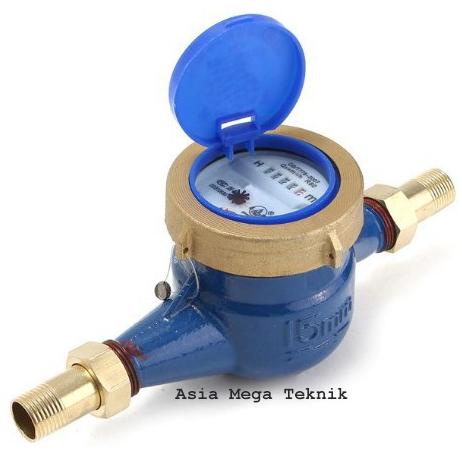 Jual IMD ANMD Meteran Air Ledeng PAM 1/2" Body Besi - Steel Water Meter ...