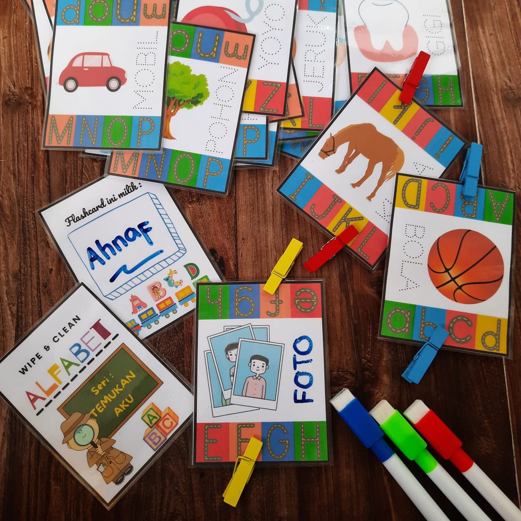Jual Flash card Huruf Membaca Alphabet Mainan Kartu Alfabet Abjad ...