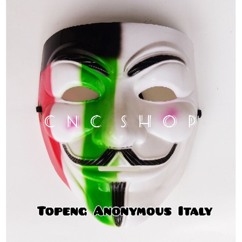 Jual Topeng Hacker Itali / Putih Topeng Anonymous / Vendetta Skull ...
