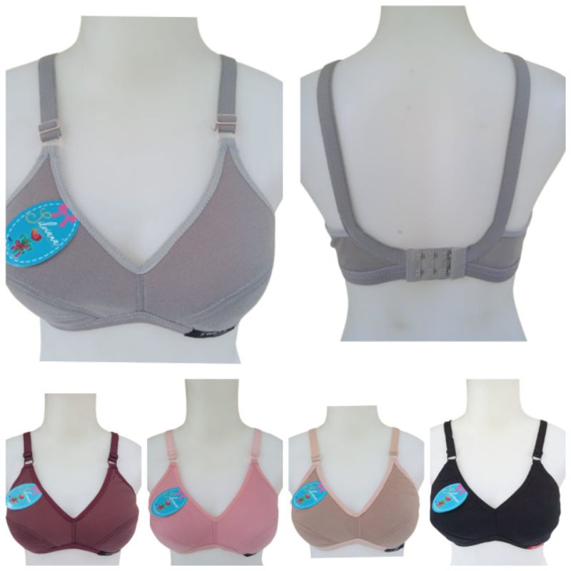 Jual Bh Murah Katun (isi 3pcs) ukuran 32 34 36 38 40 42 Wanita dewasa ...