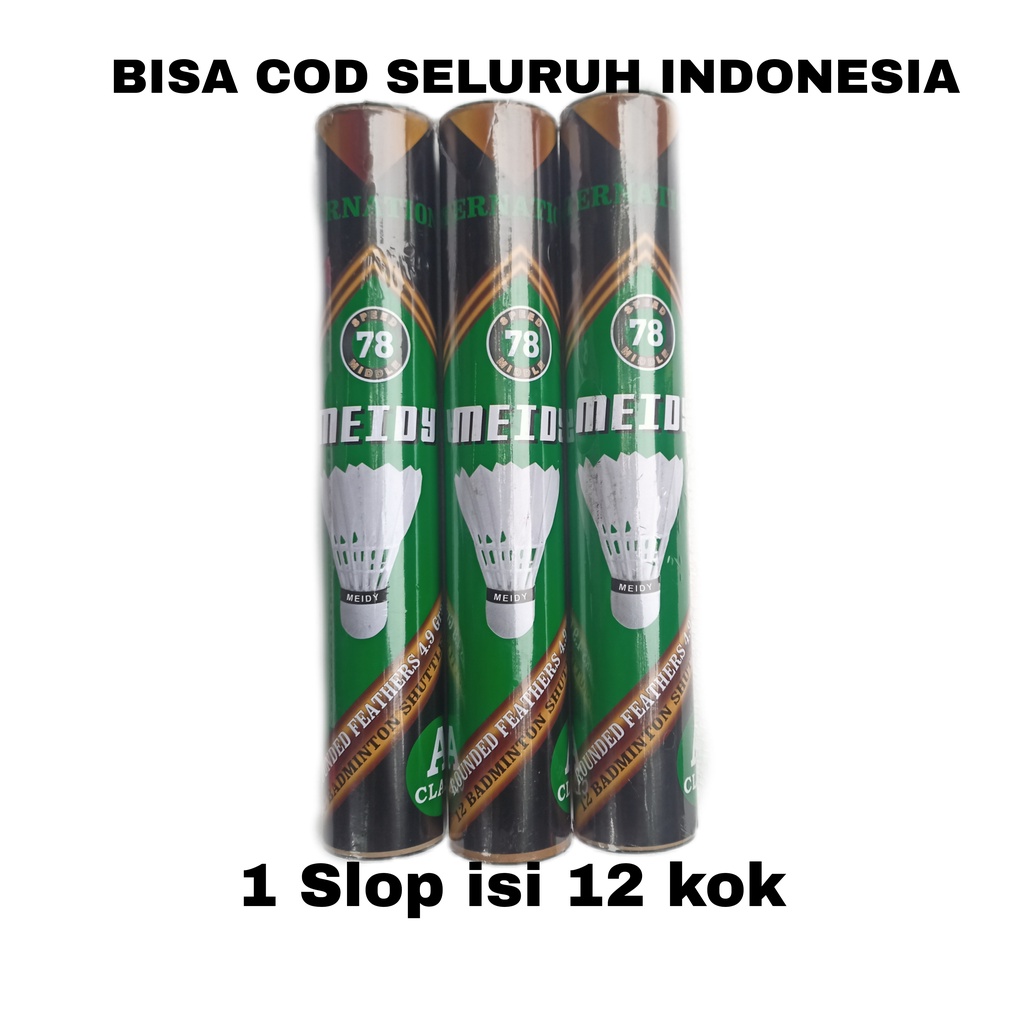 Jual 1 Slop Shuttlecock Kok MORSEN / Meidy Gold Badminton Bulutangkis ...