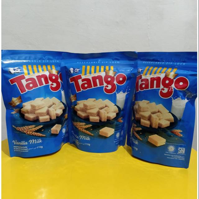 Jual Wafer tango vanila pouch 115 gr per bungkus | Shopee Indonesia
