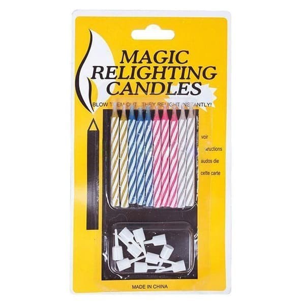 Jual Lilin Magic Relighting Candle isi 10pcs / Lilin Magic | Shopee ...