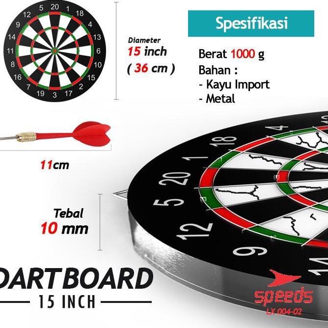 Jual Stok Banyak 6A9C0 Papan Dart Board Game Pro Panahan Dinding Ukuran ...