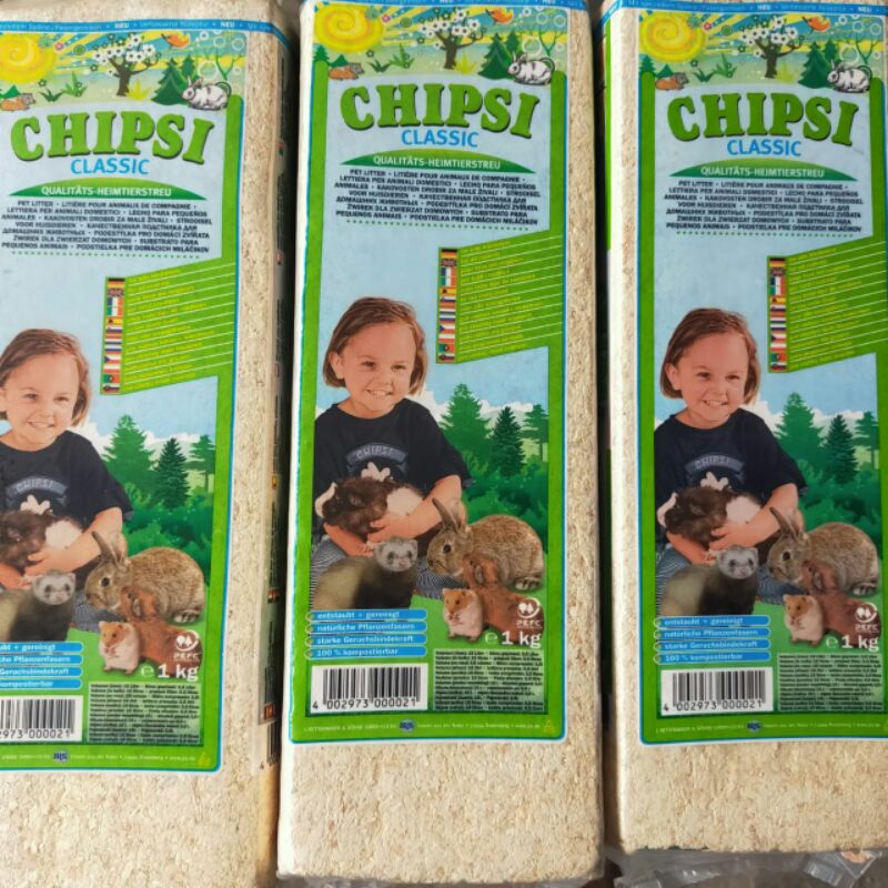 Jual CHIPSI CLASSIC 1 Kg / serbuk kayu hamster | Shopee Indonesia