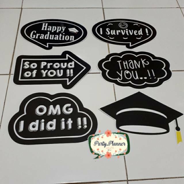 Jual Wisuda photobooth property perlengkapan wisuda aksesoris wisuda ...