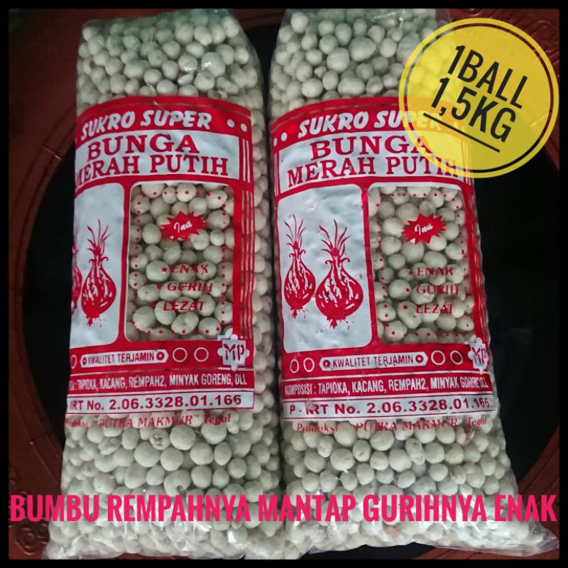 Jual Pilus kacang Super 1 ball 1.5kg Pilus Sukro Kacang | Shopee Indonesia
