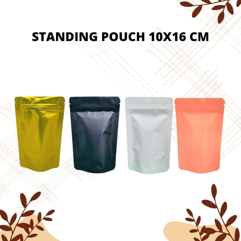 Jual Standing Pouch full Metalized Alumunium foil ziplock Plastik klip ...