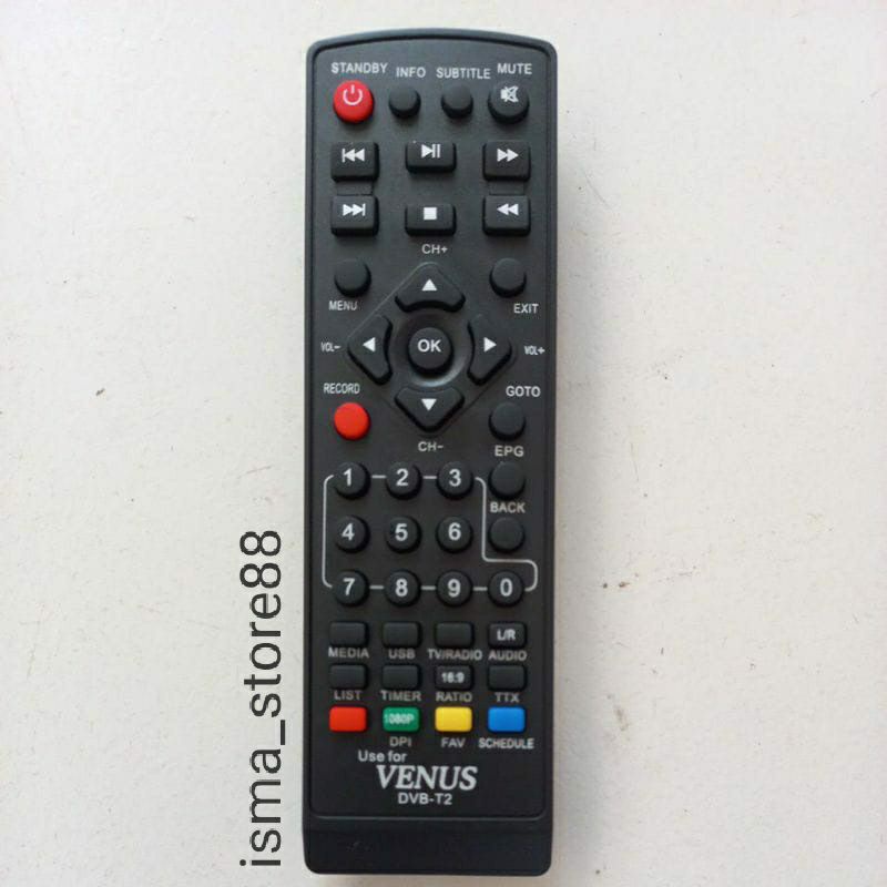 Jual Remote Set Top Box DVB-T2 Venus Cabai Rawit | Shopee Indonesia