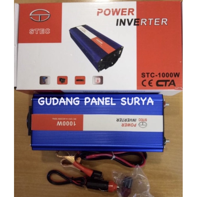 Jual Power Inverter STEC STC DC to AC 1000W 12V 1000Watt Modif 1000 W ...