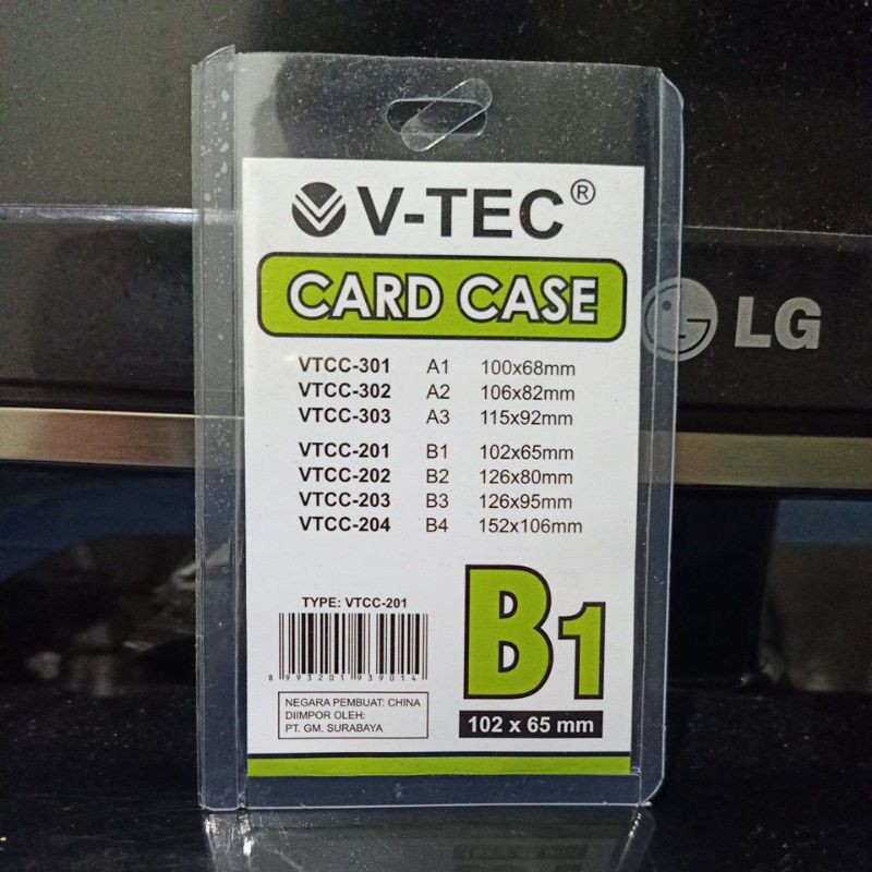 Jual CARD CASE B1 102 x 65MM v-tec | Shopee Indonesia