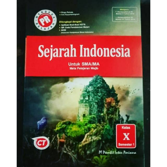 Jual Buku PR / LKS Sejarah Indonesia Kelas X ( Wajib ) Semester 1 | Shopee Indonesia