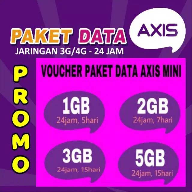 Jual paket internet axis atau voucher Internet axis | Shopee Indonesia
