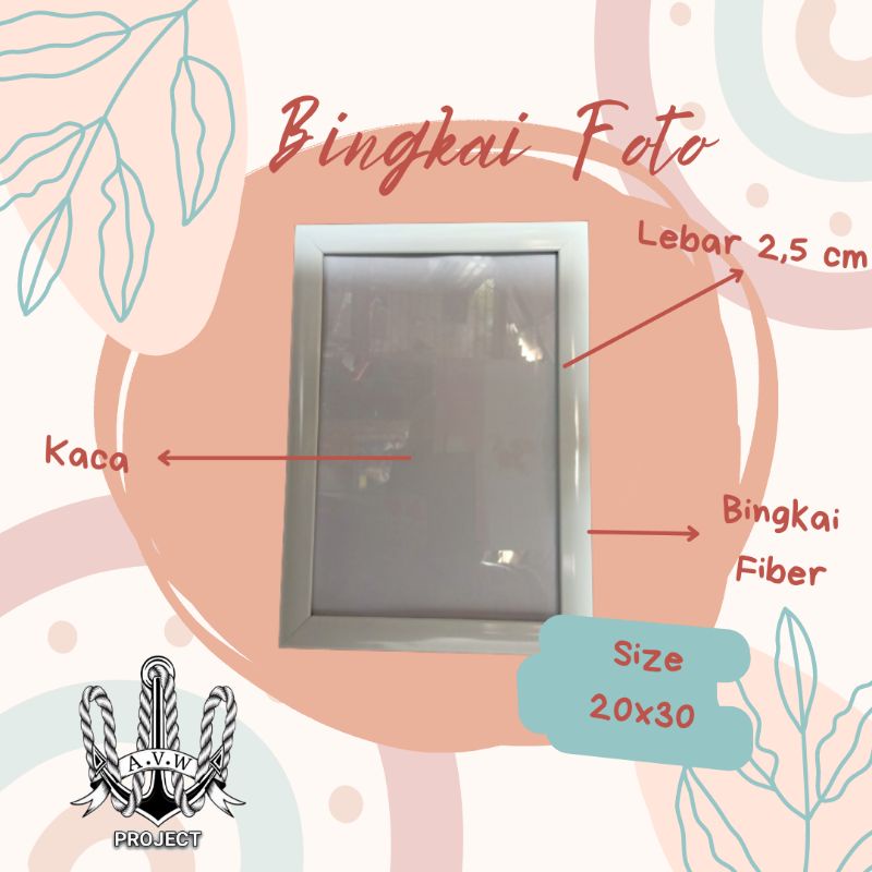Jual Bingkai Foto Minimalis size 20x30, Pigura, Frame Fiber | Shopee ...