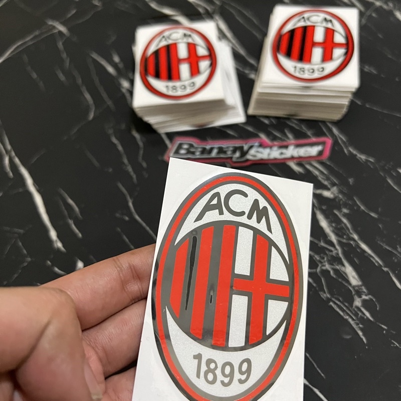 Jual STICKER STIKER AC MILAN CUTTING | Shopee Indonesia