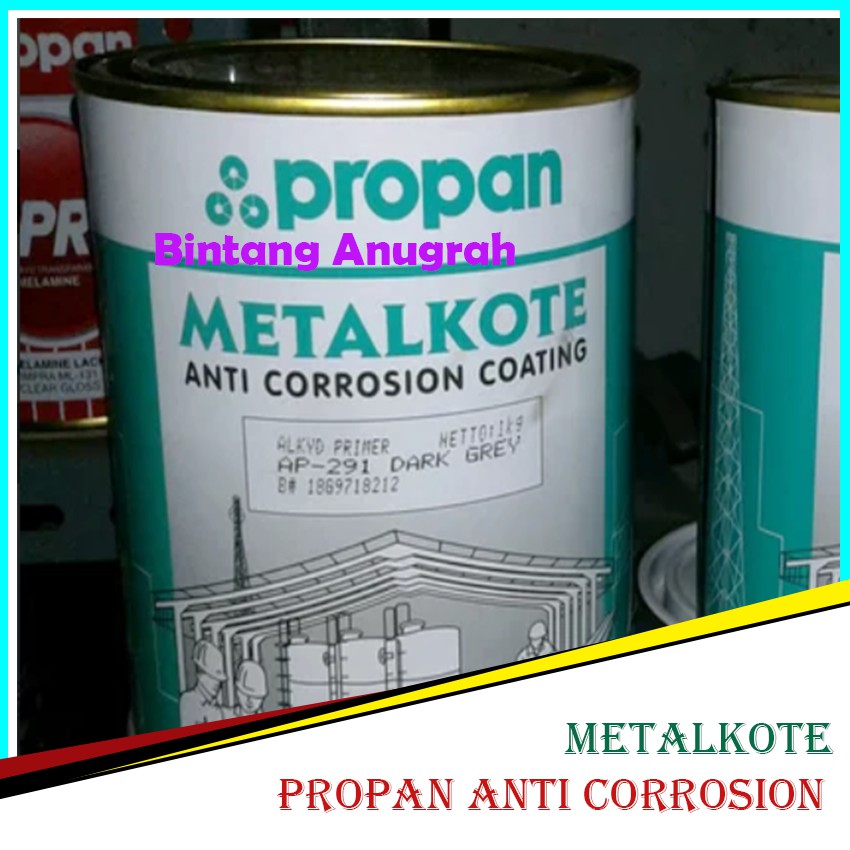 Jual Metalkote Propan Anti Corrosion Dark Grey 1kg | Shopee Indonesia