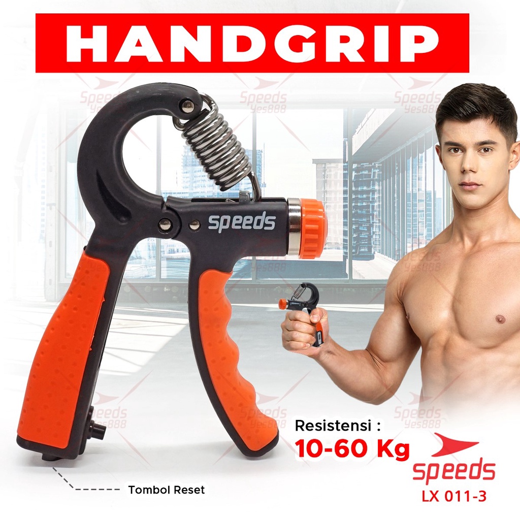 Jual SPEEDS Adjustable Handgrip Alat Bantu Fitness Melatih Otot lengan ...