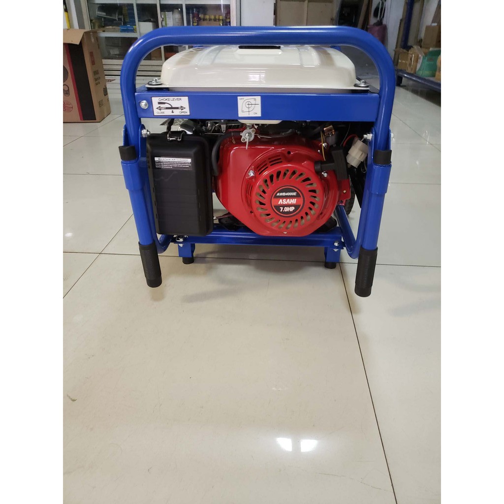 Jual Genset / generator Listrik Bensin Asahi tipe AWB 4000E | Shopee Indonesia