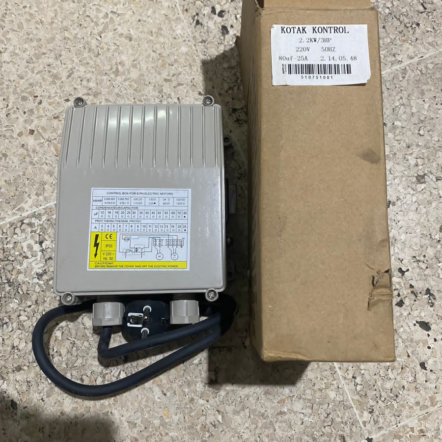 Jual CONTROL BOX 3 HP 4" FIRMAN SEMUA POMPA SUBMERSIBLE CONTROL BOX ...