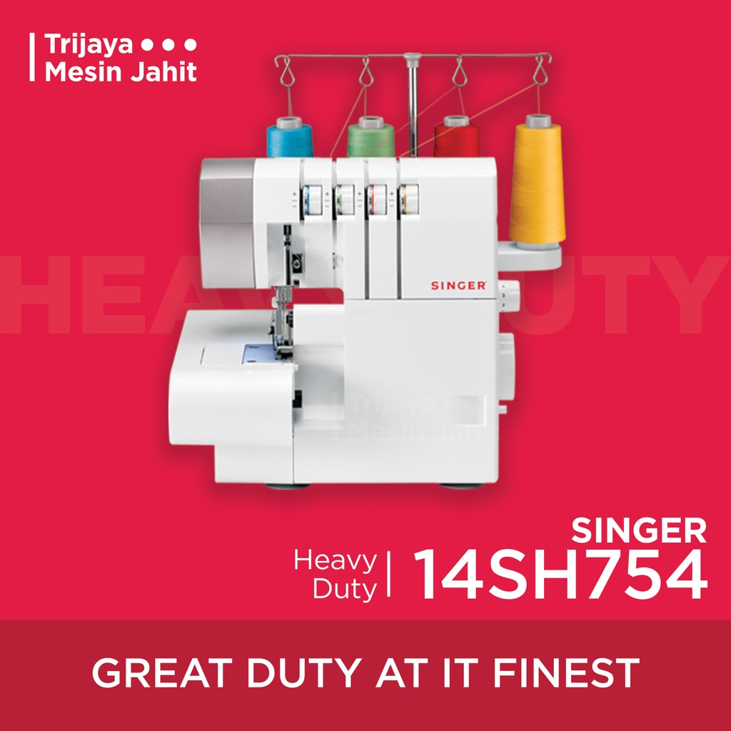 Jual Mesin Obras SINGER Overlock 14SH754 Heavy Duty | Shopee Indonesia