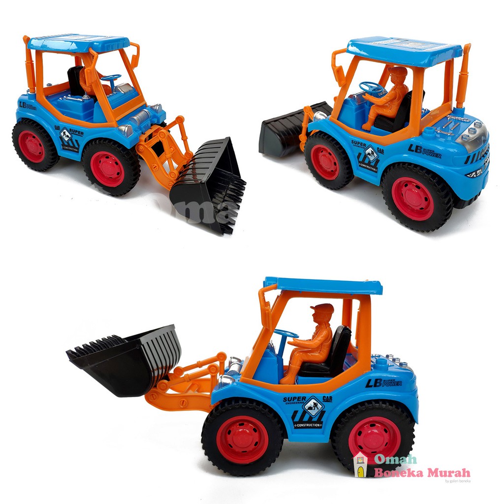 Jual Mainan Alat Konstruksi Loader - Traktor Ukuran L | Shopee Indonesia