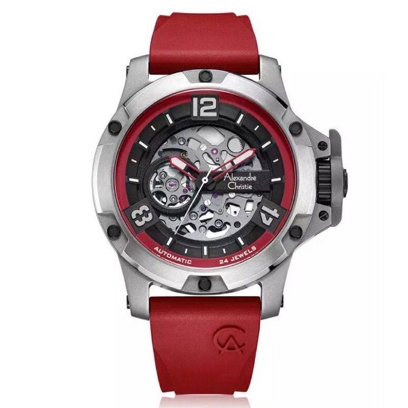 Jual Alexandre Christie Ac 6295 Stainless Steel Rubber Otomatis/Garanis ...