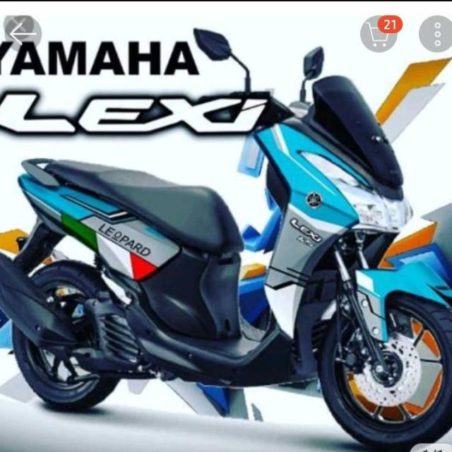 Jual stiker Decal motor yamaha lexi motif leoford | Shopee Indonesia