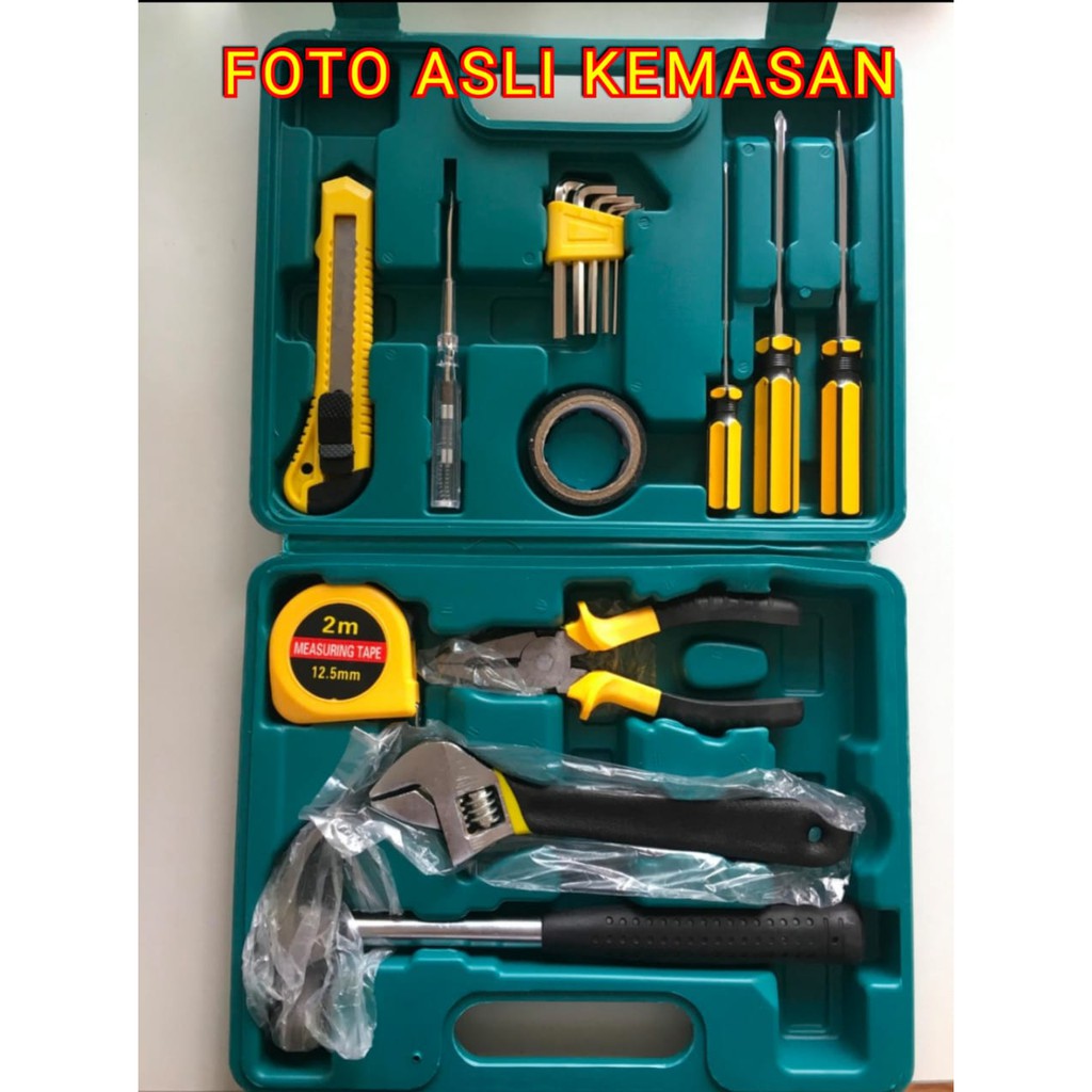 Jual Alat Tukang Perkakas Repairing Tool Set 16 in 1 - tool set /tools ...
